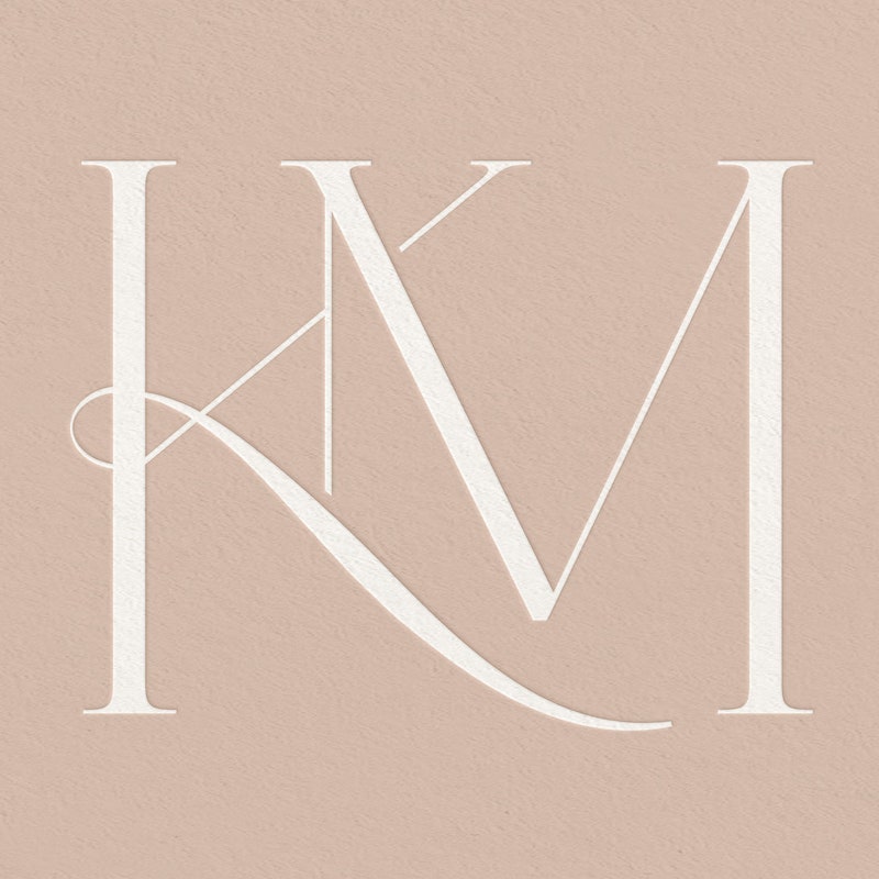 Modern Monogram - Etsy