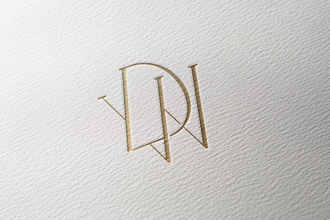 DW | Contemporary Wedding Monogram, Modern Monogram, Wedding Initials ...