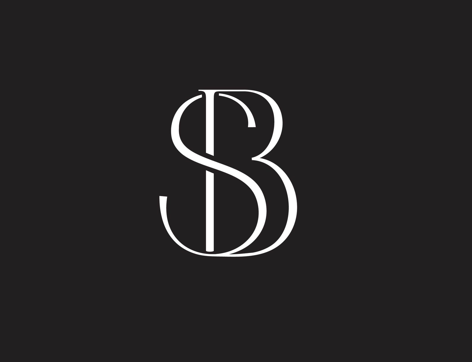 Contemporary Wedding Monogram, Modern Monogram, Wedding Initials ...
