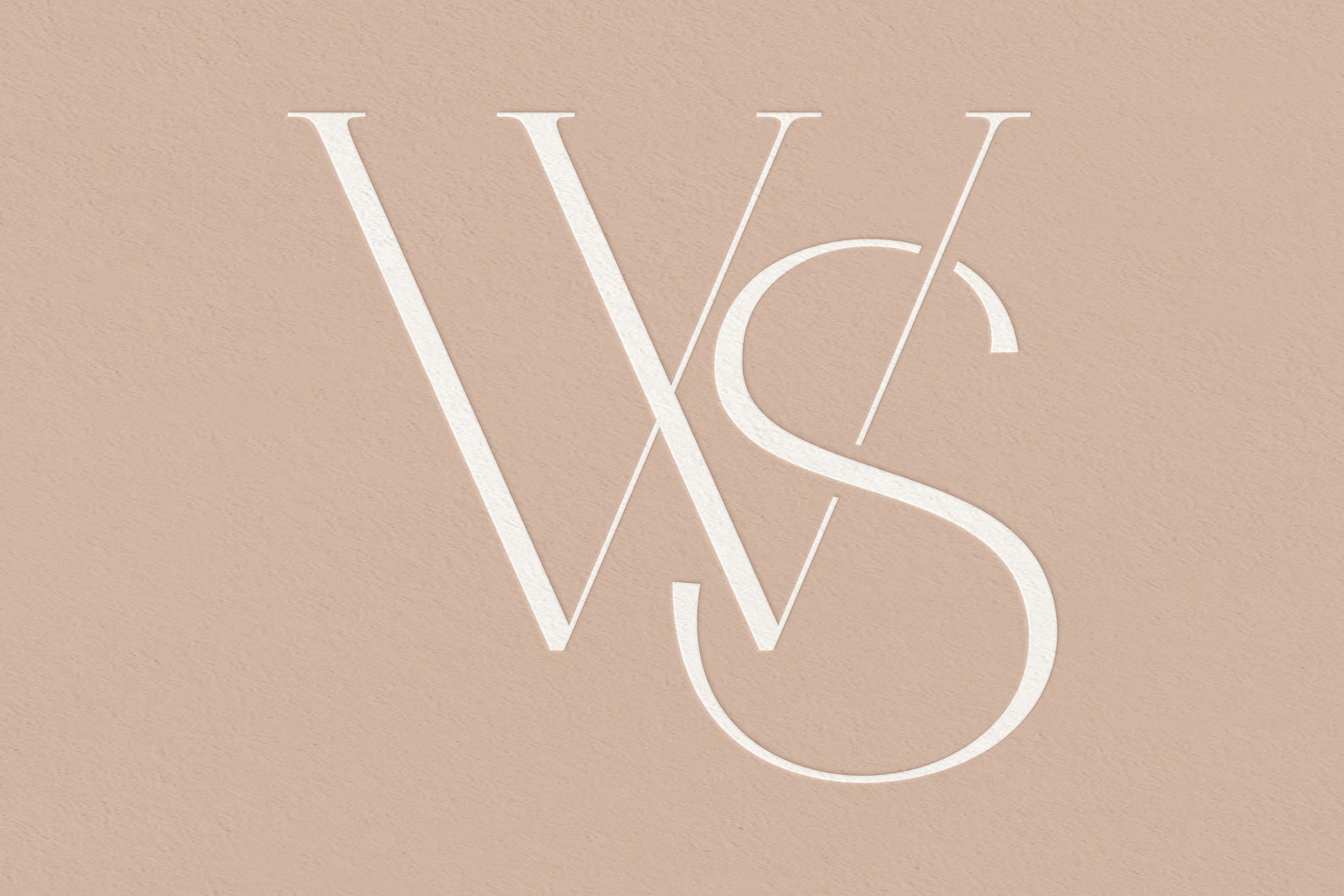 WS | Contemporary Wedding Monogram, Modern Monogram, Wedding Initials ...