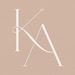 KA - Contemporary Wedding Monogram, Modern Monogram, Wedding Initials ...