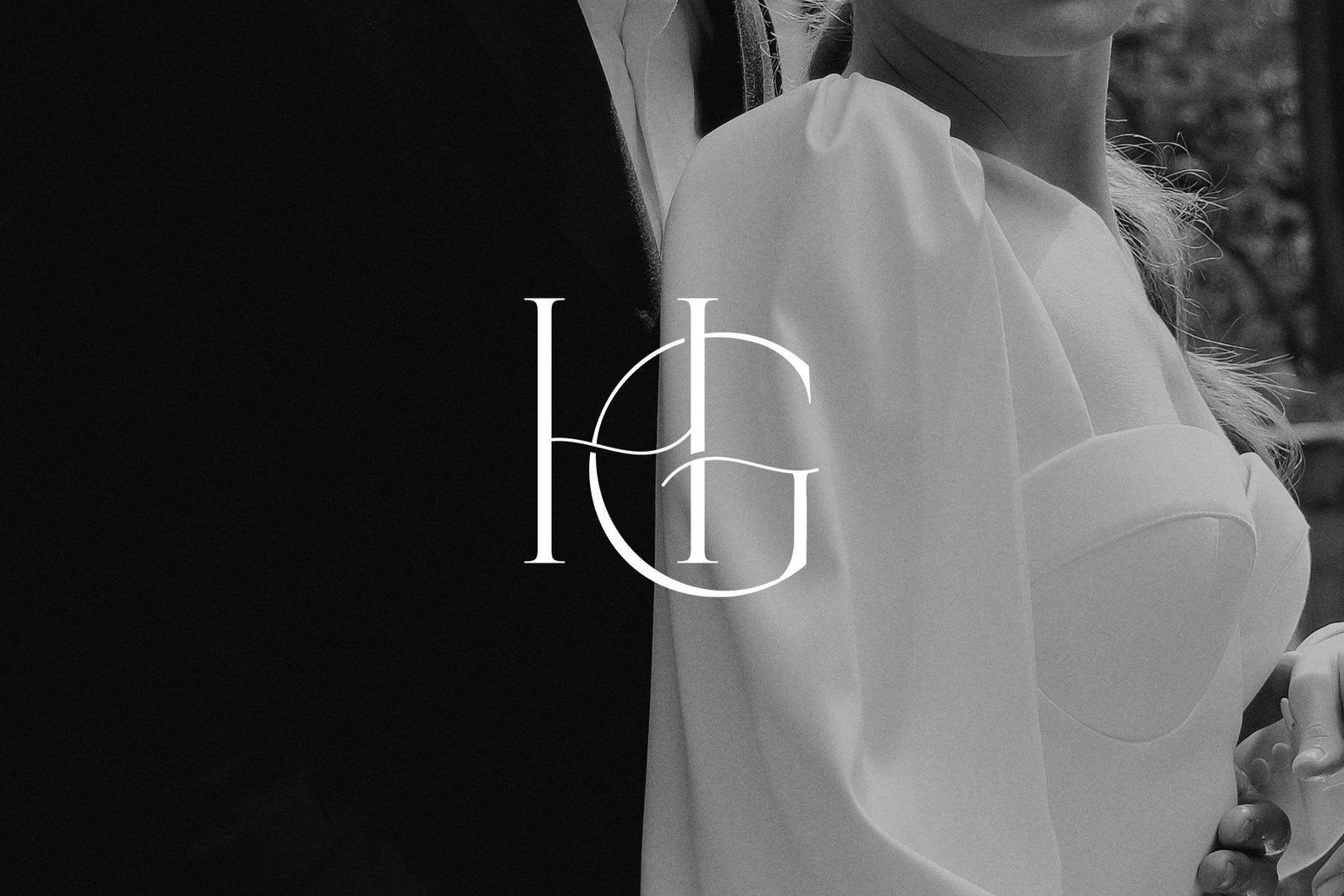HG | Contemporary Wedding Monogram, Modern Monogram, Wedding Initials ...