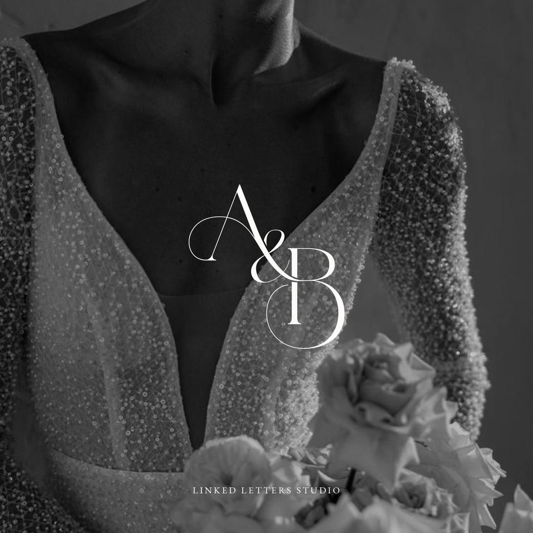 Seraph - Semi Custom Wedding Monogram, Modern Monogram, Wedding ...