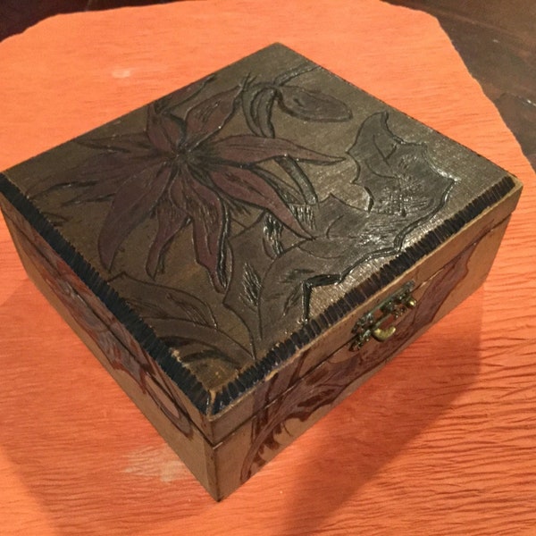 Pyrography Box - Etsy