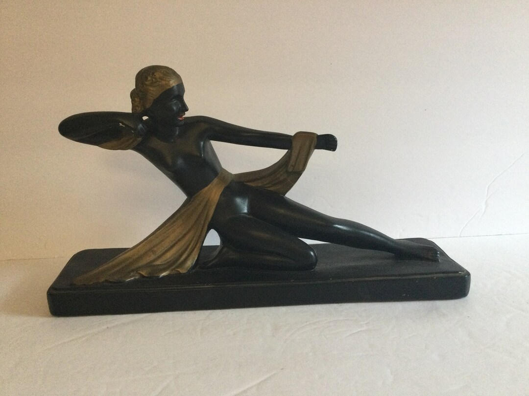 Art Deco ABCO Alexander Backer Nude Archer Stature ABCO 1940s / Art ...