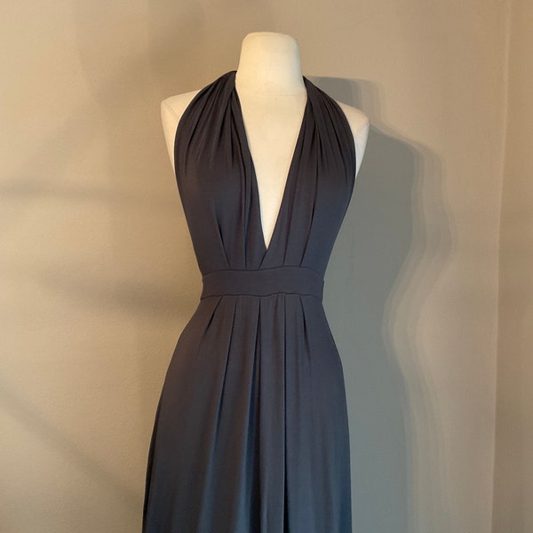 Sexy Deep Plunge Halter Dress - Etsy