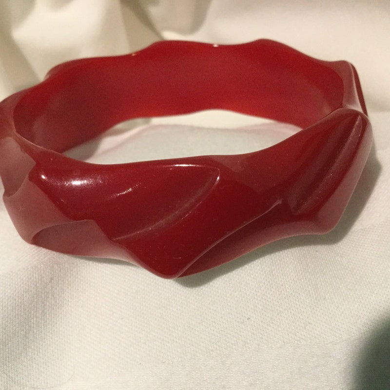 Cherry Red Bakelite - Etsy