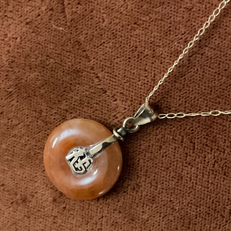 Red Jade Pendant - Etsy