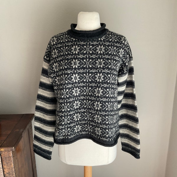 Wool Ski Sweater - Etsy