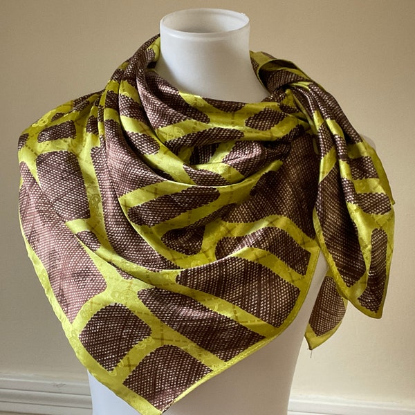 Chartreuse Scarf - Etsy