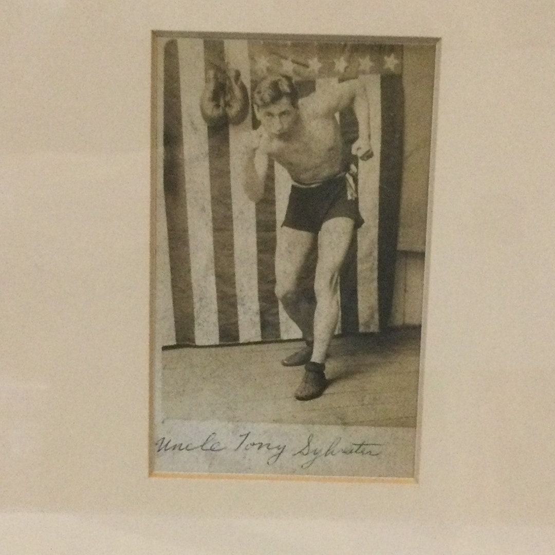 1930s Boxer Uncle Tony Sylvester Photo in Deco Frame / 30s Photograph ...