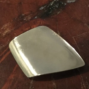 JORGEN JENSEN Denmark Pewter Pin / Modernist Pewter Brooch / Mid ...