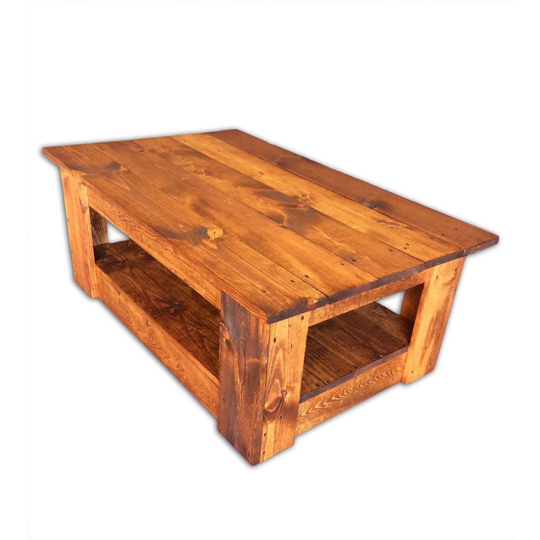 Handmade Pine Coffee Table - Etsy