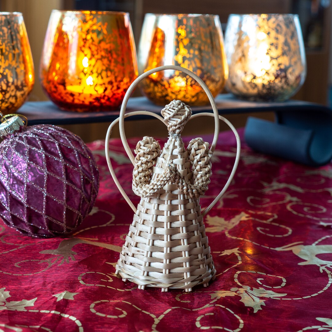 Little Lovely Angel Wicker Weaved - Etsy
