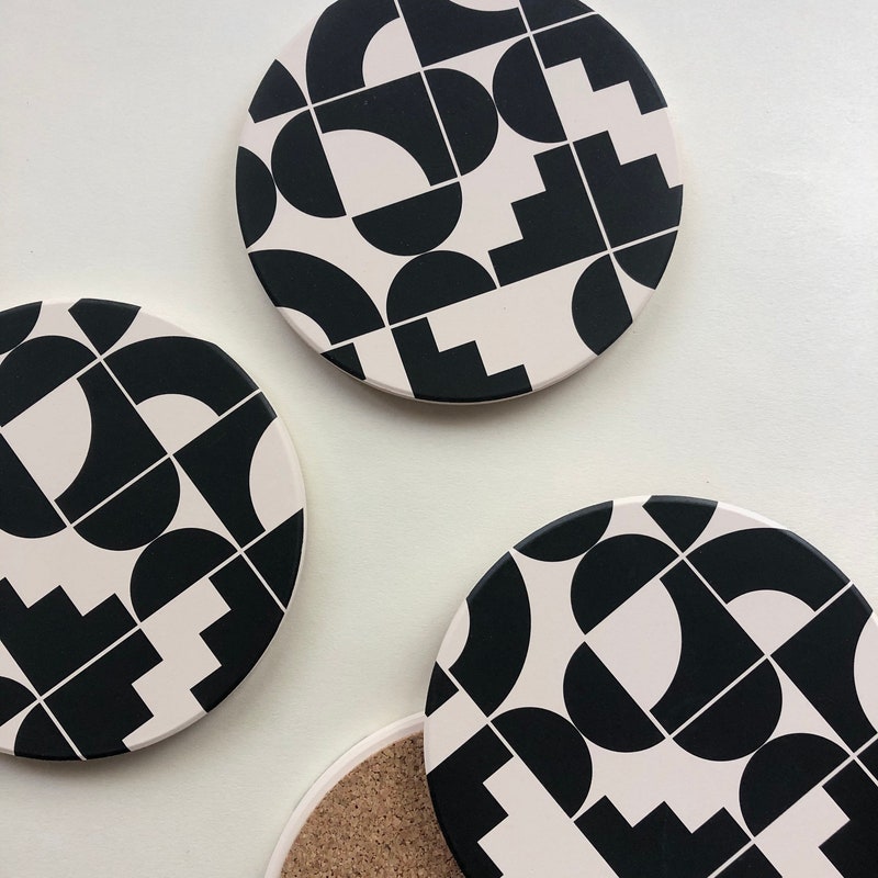Modern Coasters - Etsy