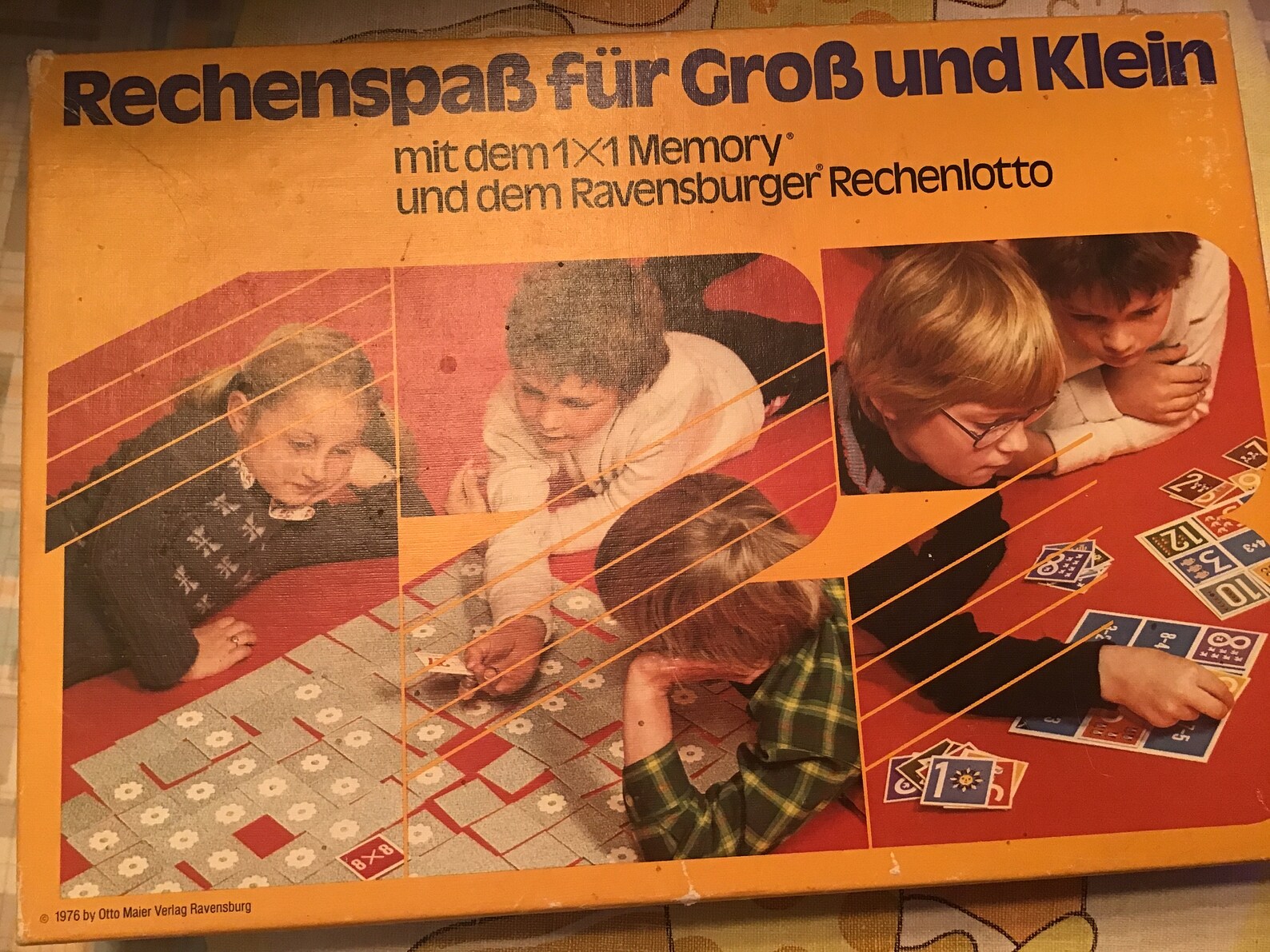 Game - Memory - Mid Century German Math Memory Game for Kids - Etsy