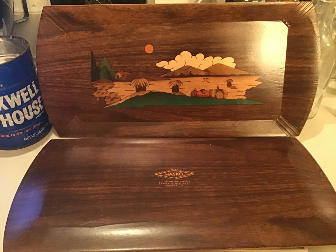 Hasko Wood Look Paper Trays - Etsy