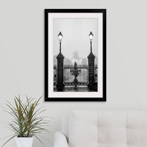 Foggy Morning Front Gate Jackson Square French Quarter New Orleans ...