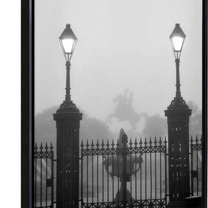 Foggy Morning Front Gate Jackson Square French Quarter New Orleans ...