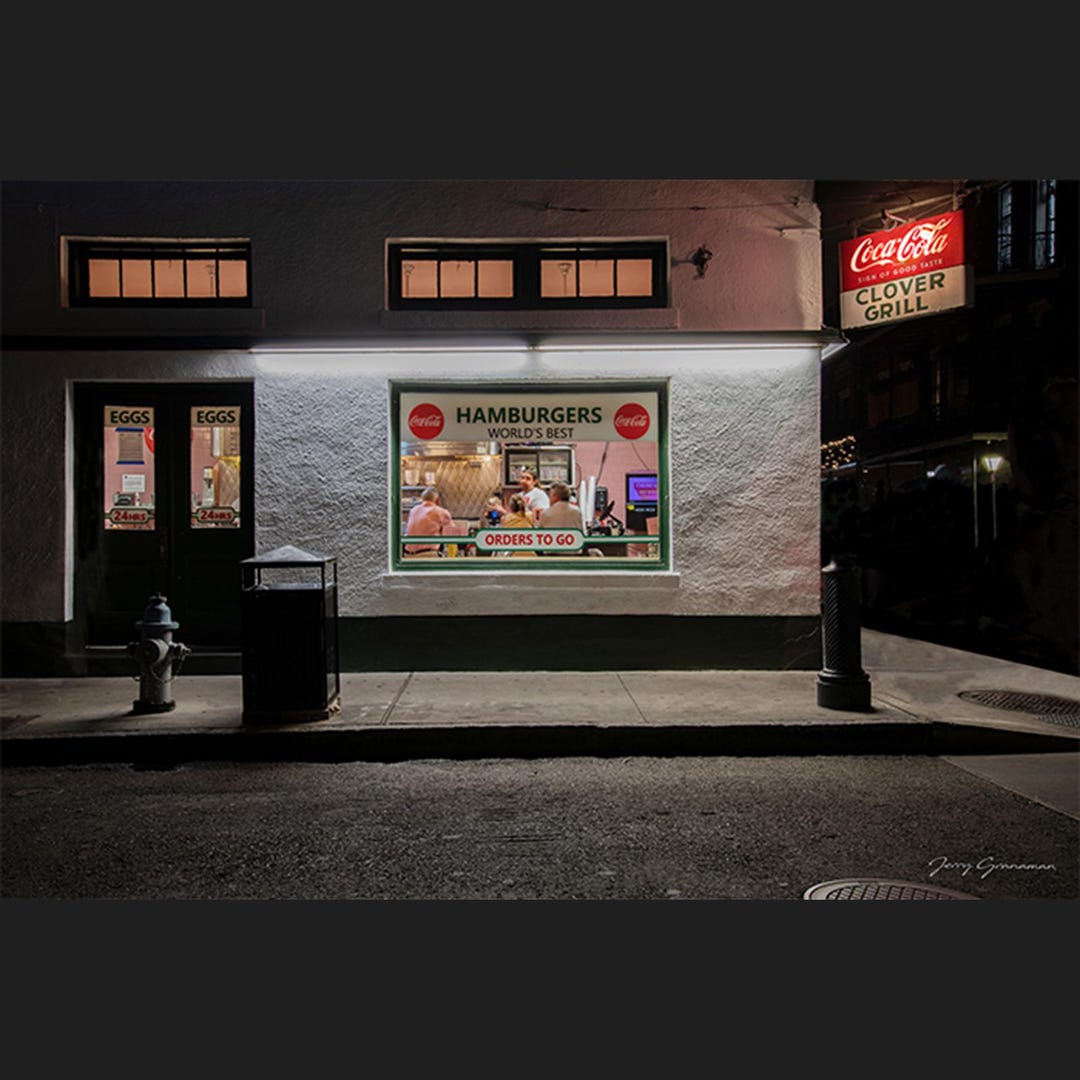 Photography Clover Grill New Orleans: Bourbon Street, French Quarter ...