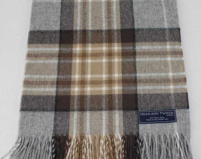 Bronte by Moon Mill Collection Pure Merino Wool Mckellar Tartan Check ...