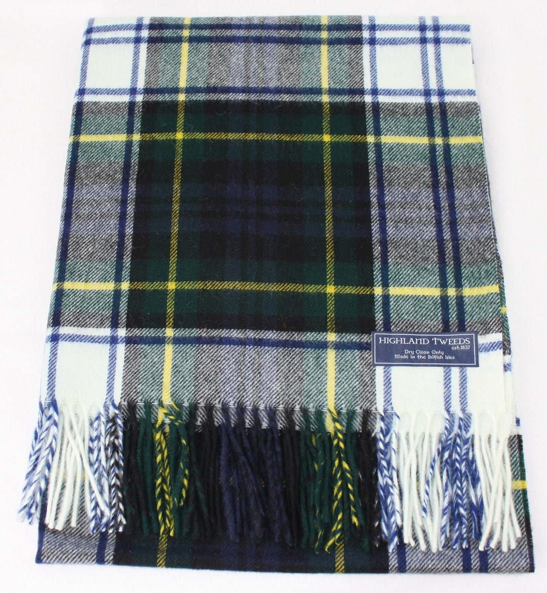 Bronte by Moon for Highland Tweed Merino Wool Small Throw Knee Blanket ...