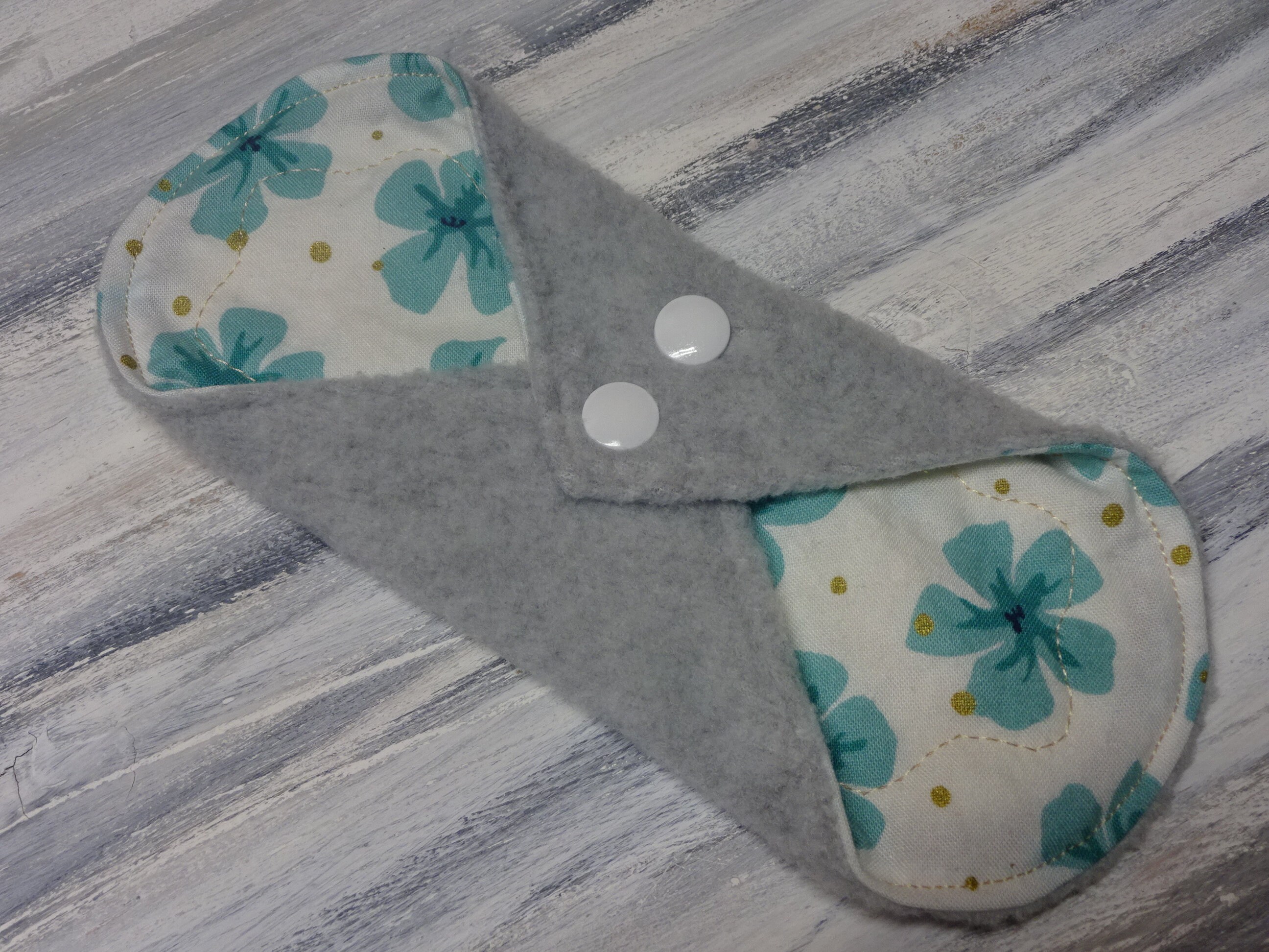 HEMP bamboo ORGANIC COTTON Cloth menstrual Pads With anti pill fleece ...