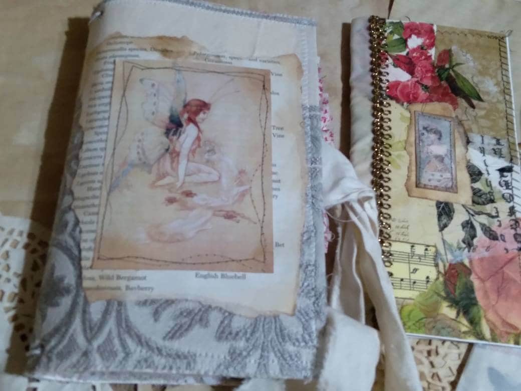 BUTTERFLY FAIRY JOURNALS Set of 3 journal books and 1 pocket folder ...