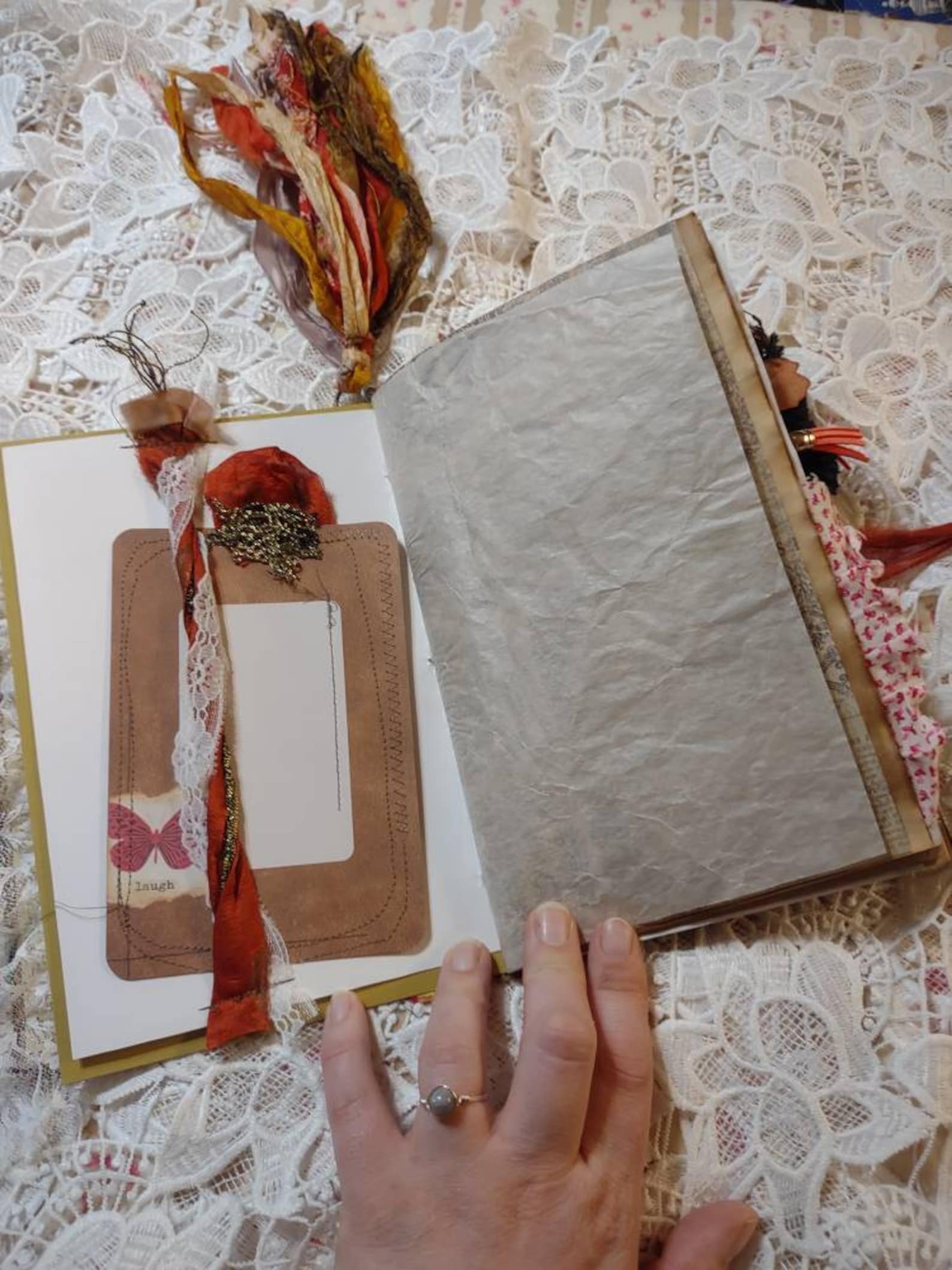 IN MY HEART Beautiful Journal Book lots of writing space | Etsy