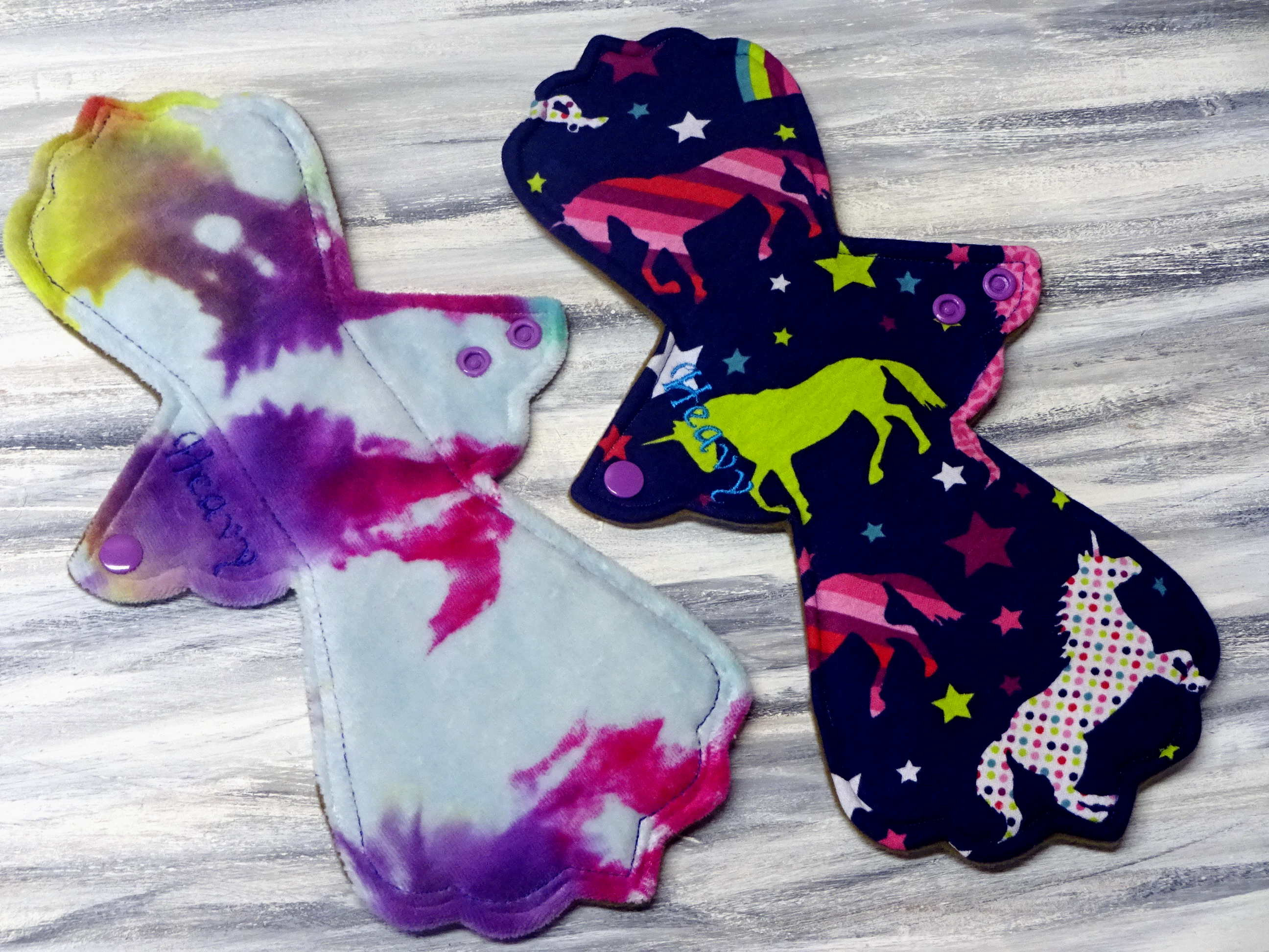 ORGANIC COTTON HEMP Bamboo Cloth Pads Menstrual pads for women / maxi ...