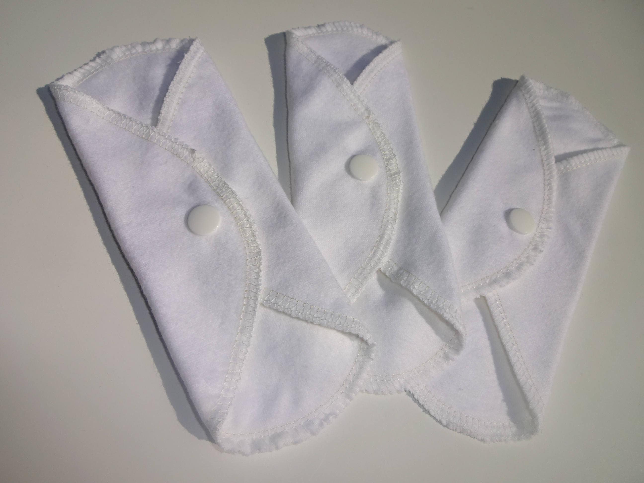 9 Inch Long Liners- 100% Cotton Flannel CLOTH PANTYLINER-/PANTY Liner-2 ...