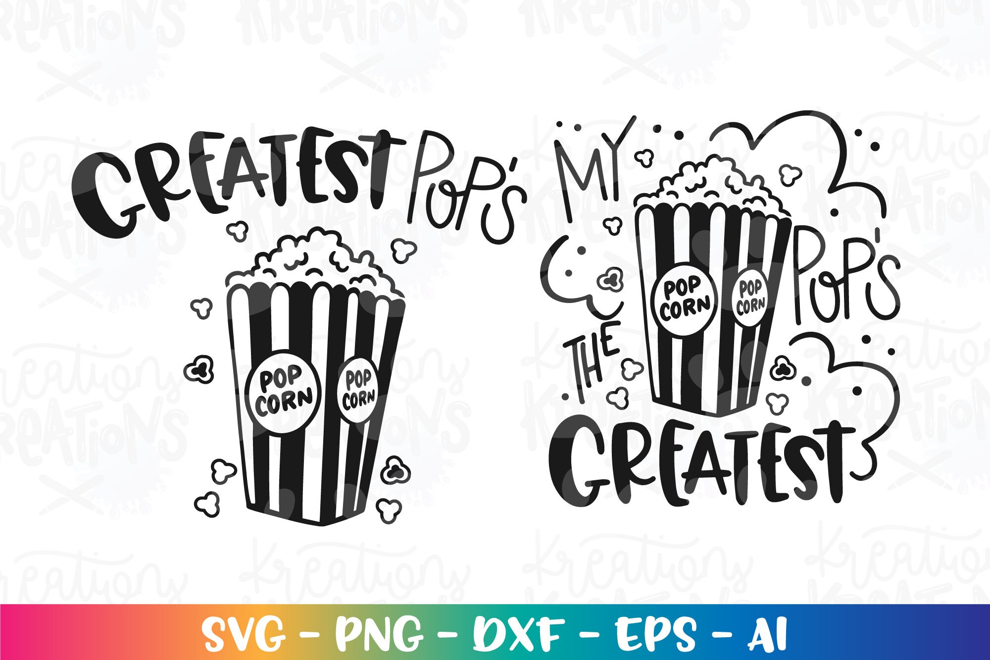 Greatest Pop Svg My Pops the Greatest Svg Popcorn Funny - Etsy