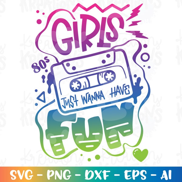 80s Svg File - Etsy