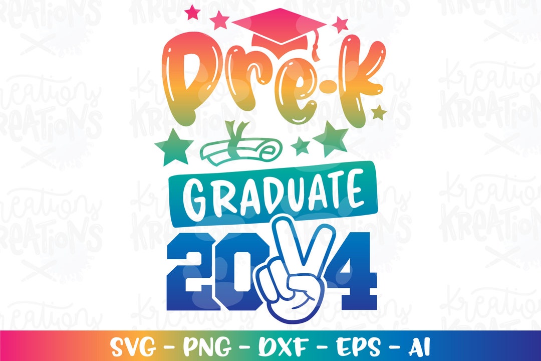 Graduation Svg PREK Pre-k Pre K Graduate Peace Out SVG Print Iron on ...