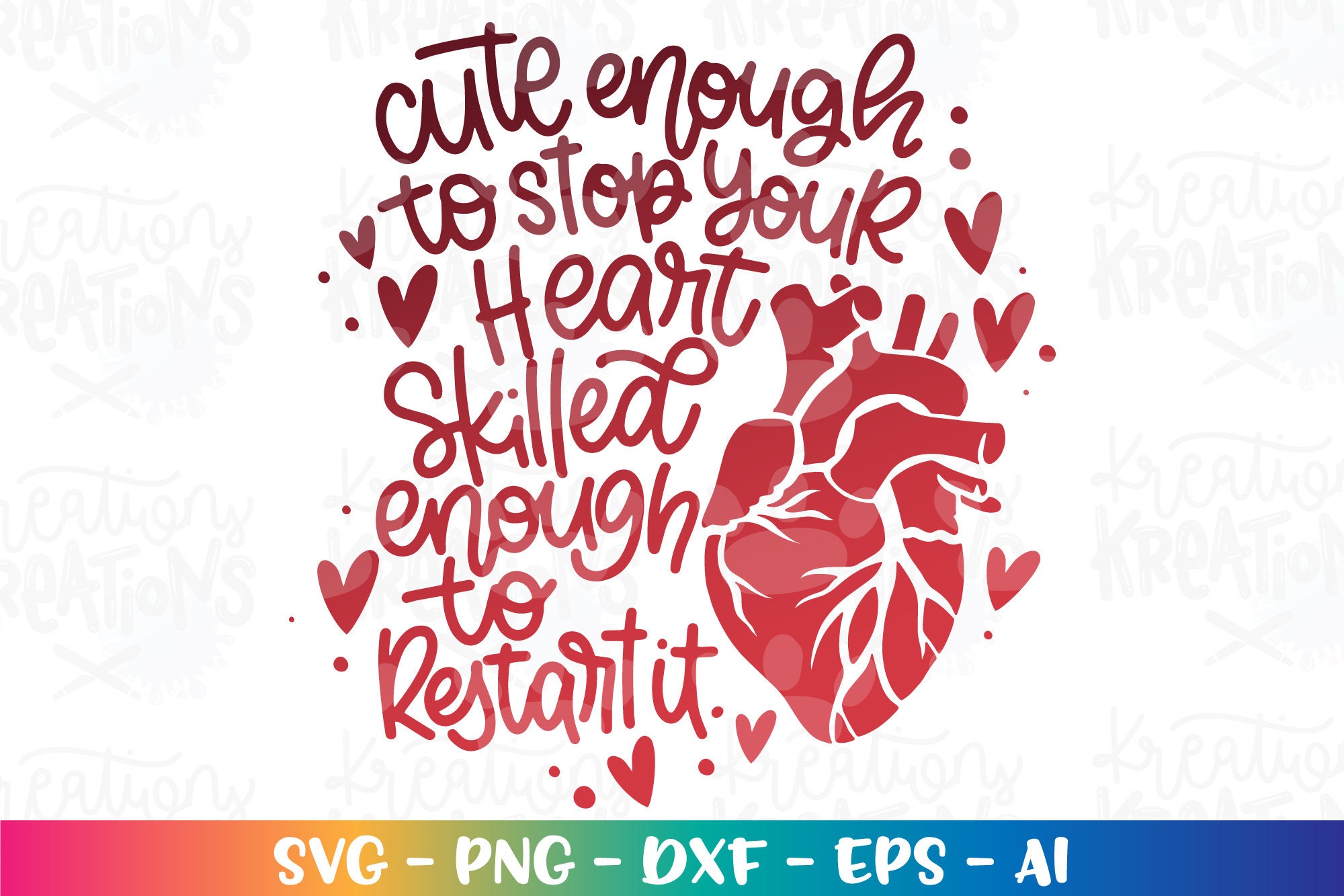 Cute Enough to Stop Your Heart Skilled Enough to Restart It - Etsy