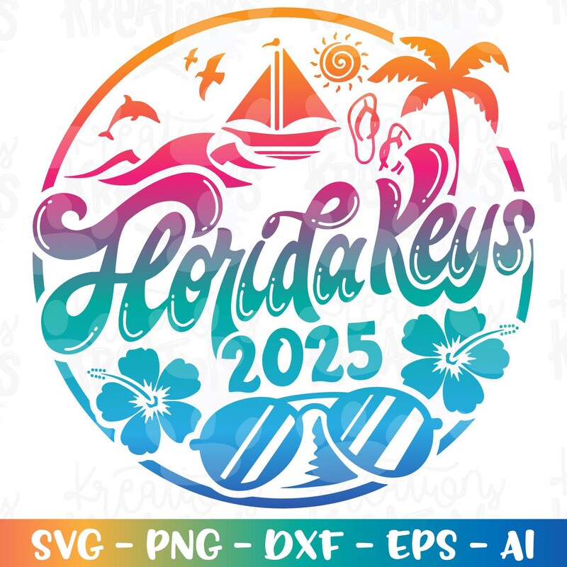 Florida Keys Card - Etsy