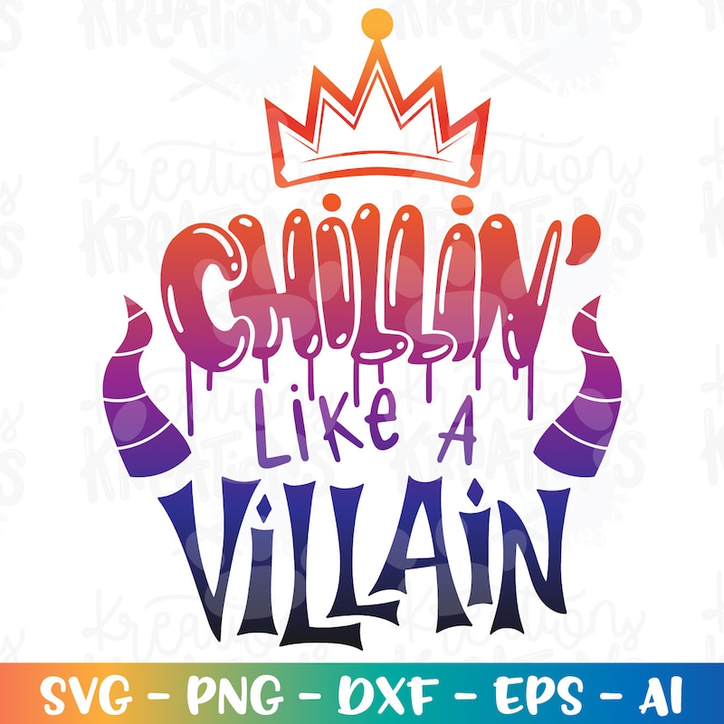 Villains Logo Svg - Etsy