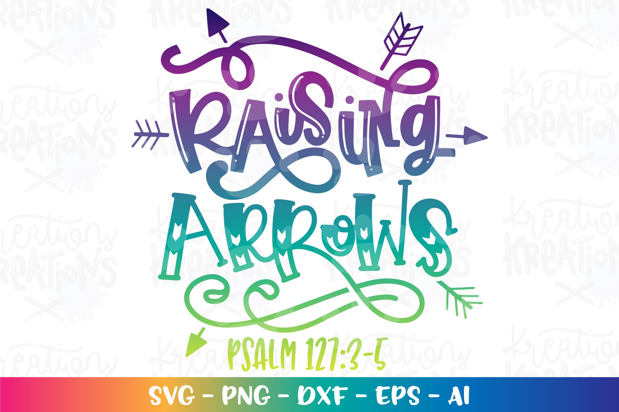 Raising Arrows Svg PSALM Bible Verse Svg Mom Momming Cut - Etsy