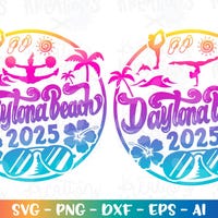 Daytona Beach Svg Vector Files, Dxf, Pdf, Ai, Eps, Png Files, Daytona ...