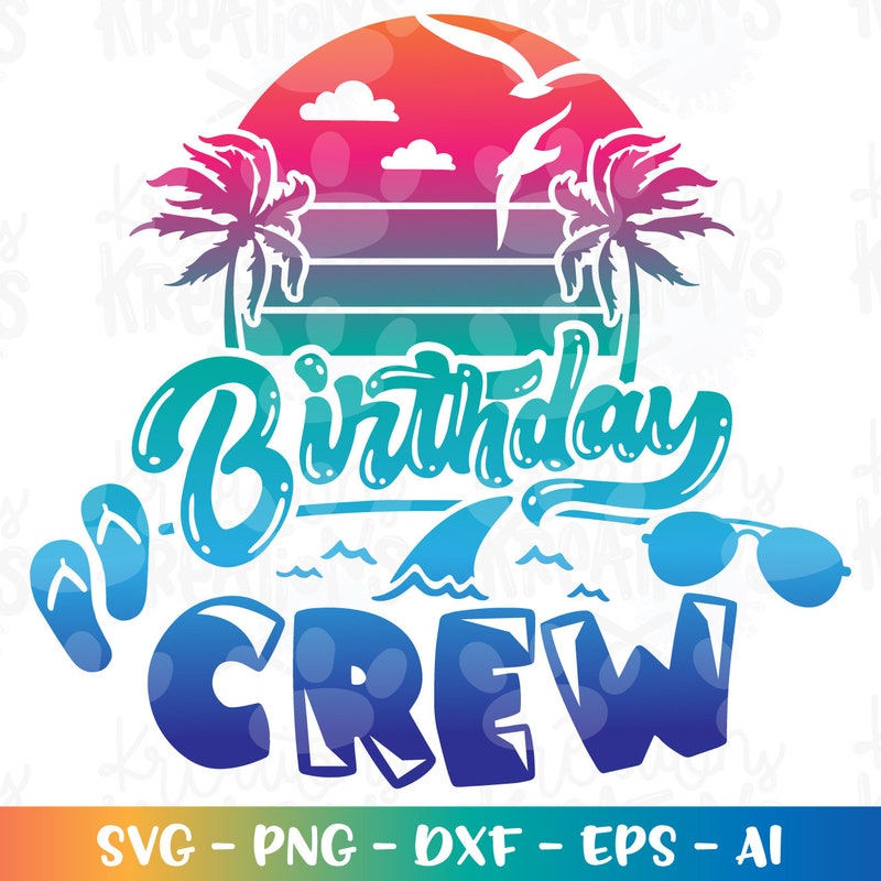 Color Crew Birthday - Etsy