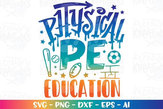 Physical Education Graffiti SVG Back to School Class PE - Etsy Ireland