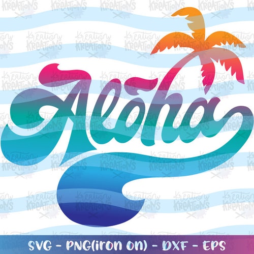 Aloha SVG Hand Lettered Svg Hand Drawn Svg Beach Quote Print - Etsy