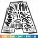 Admin Letter A SVG Administrator Back to School Office Receptionist ...