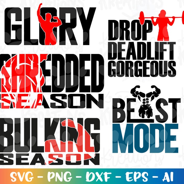 Women Bodybuilding Svg - Etsy