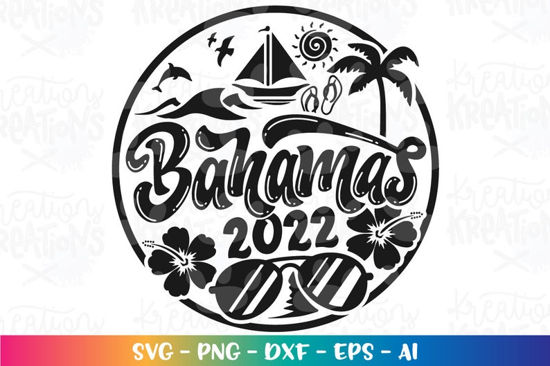 Bahamas Svg Summer Beach Vacation Family Spring Break Print - Etsy