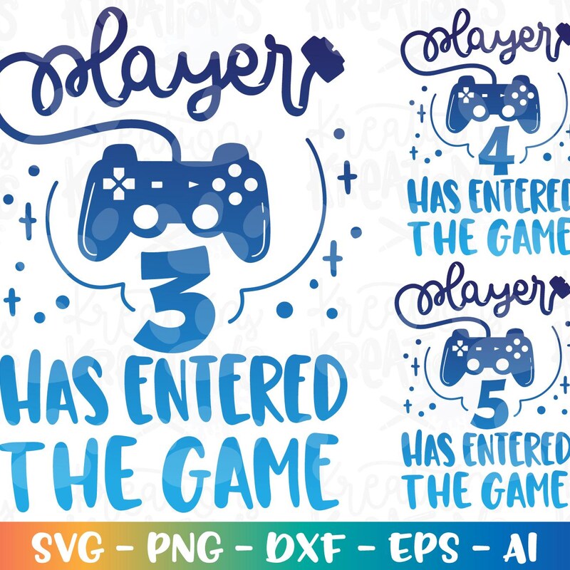 Player 3 Has Entered - Etsy