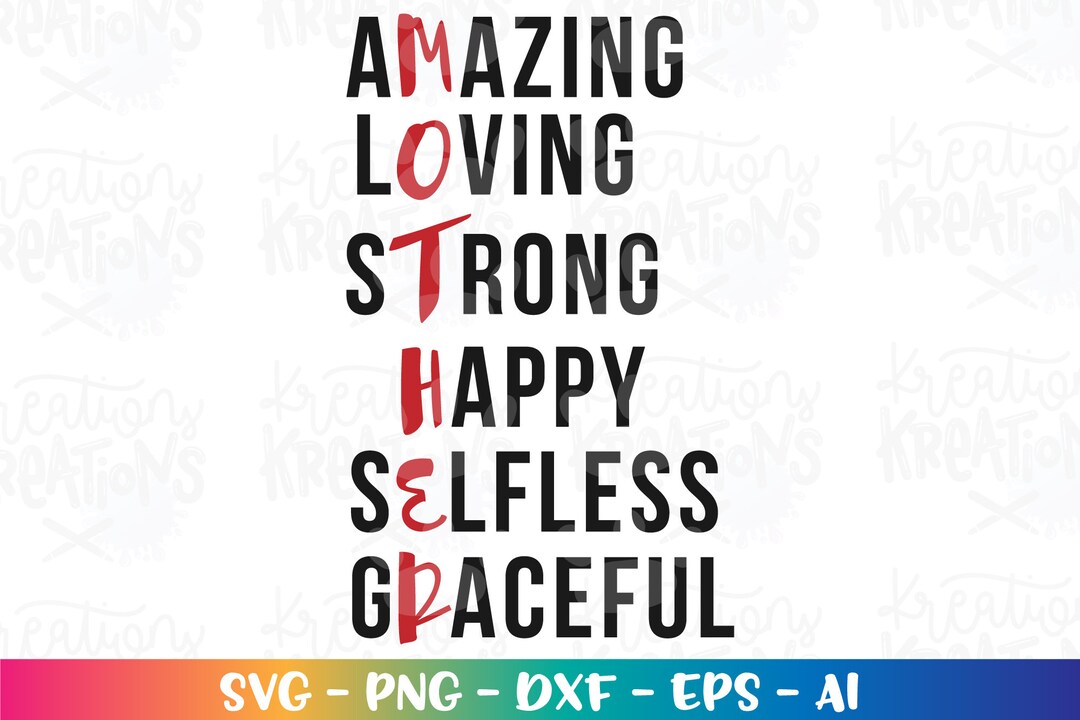 Mother SVG Mother Tee Shirt Design Svg Mothers Day Svg Cut Cuttable ...