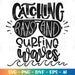 Catching Rays and Surfing Waves Svg Hand Drawn Svg Summer Quote Summer ...