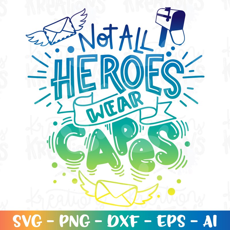 Postal Worker Svg - Etsy