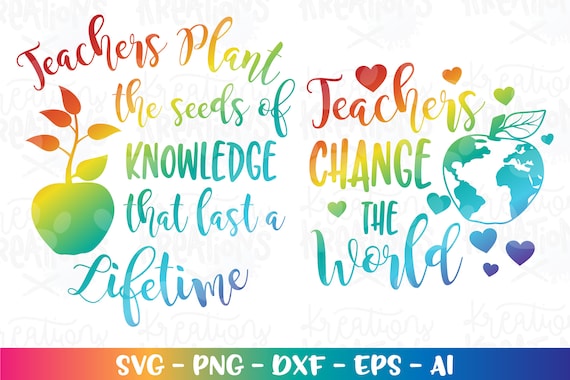 Teachers Change the World SVG Atlas Globe SVG Apple World Svg - Etsy
